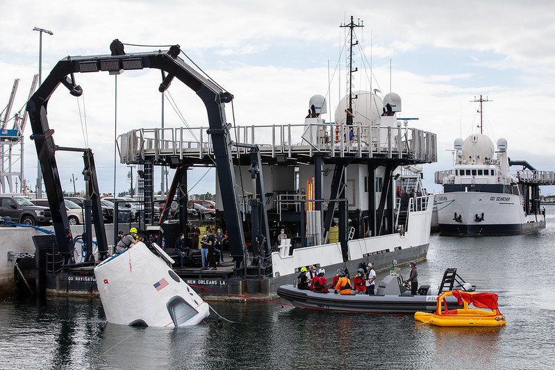 Shannon - SpaceX Dragon Recovery Ship | spaceOFFSHORE